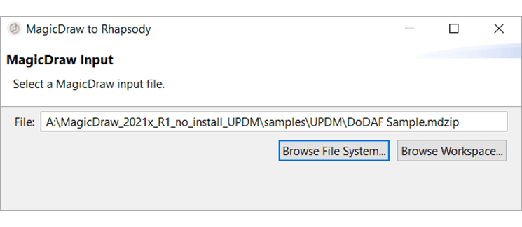 How to convert Cameo System Modeler (MagicDraw) models to IBM Rhapsody
