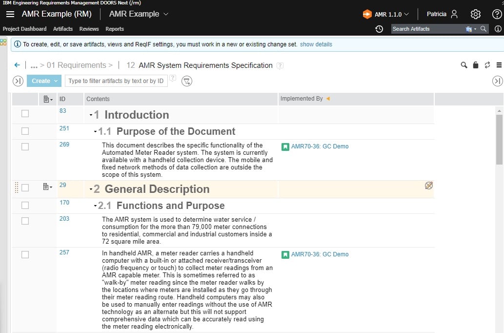 Managing Changes with Configurations in DOORS Next