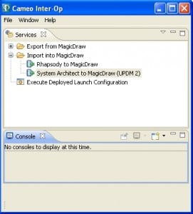 Interoperability between MagicDraw and System Architect